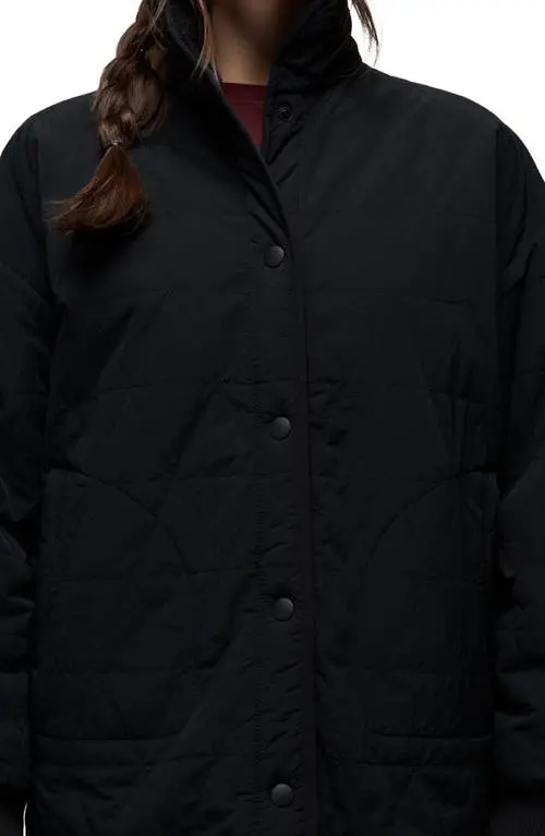 Prana Encinitas Reversible Coat - Black/black