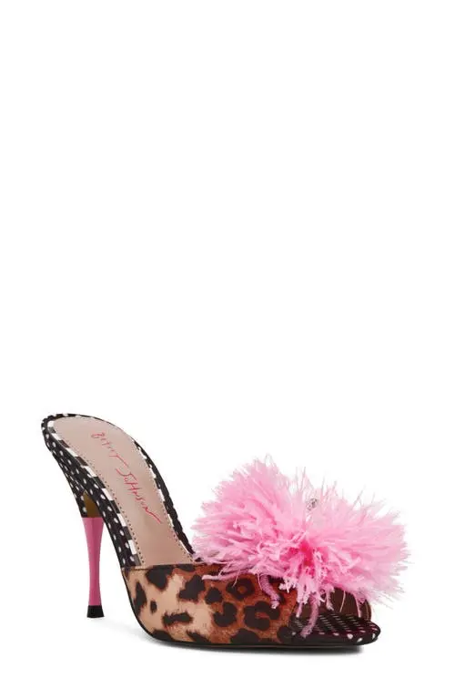 Betsey Johnson Avery Mule - Leopard Multi