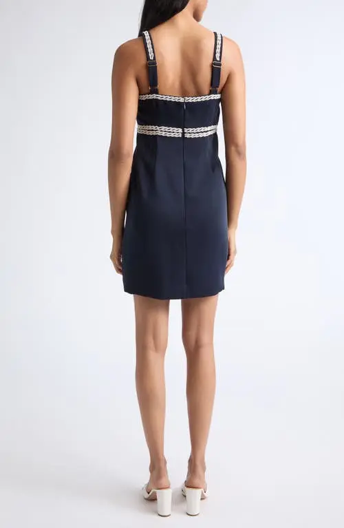 Veronica Beard Lunette Embellished Mini Dress