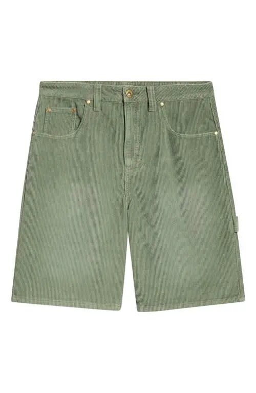 ELWOOD Corduroy Five-pocket Shorts - Sage