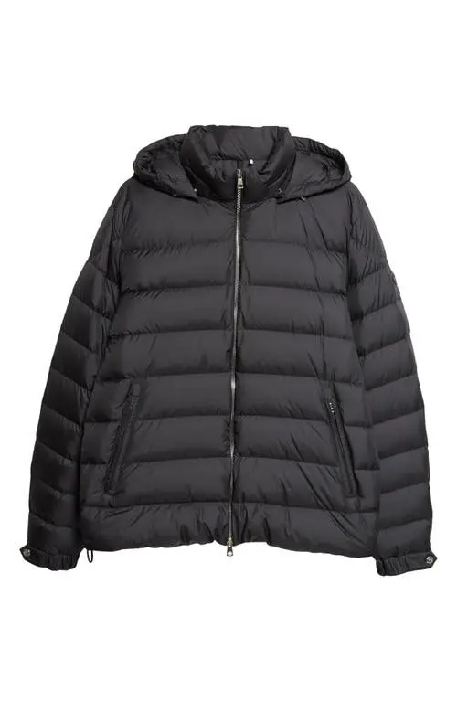 Moncler Arneb Down Puffer Jacket With Removable Hood - Black