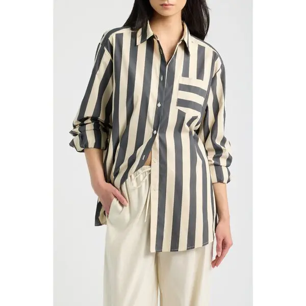 Solid & Striped The Avril Striped Button Down Shirt