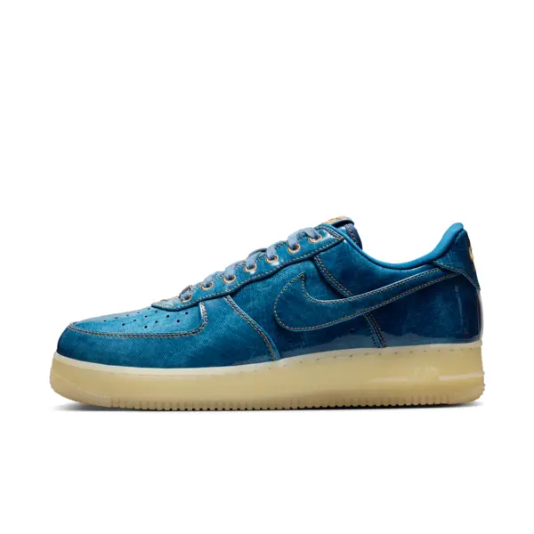 Nike Force 1 Retro Low Top Sneakers - Blue