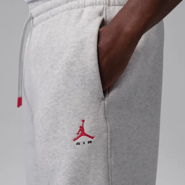 JORDAN Brooklyn Statement Fleece Open-hem Pants