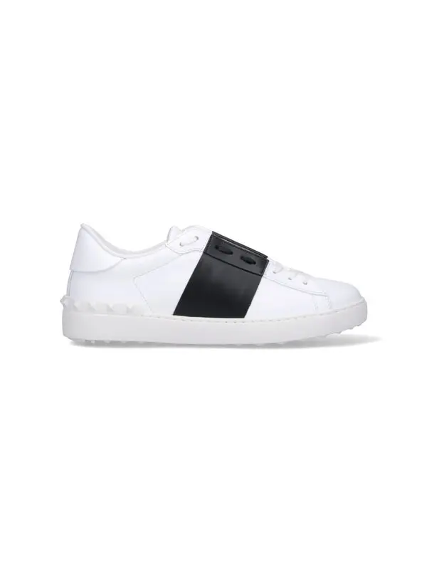 Valentino Garavani Rockstud Untitled Leather Sneakers
