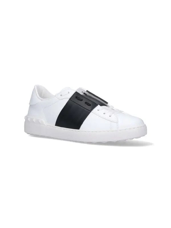 Valentino Garavani Rockstud Untitled Leather Sneakers