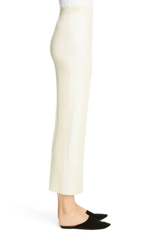 St. John Placed Engineered Stripe Knit Pants