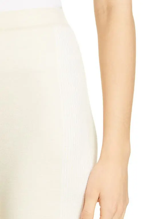 St. John Placed Engineered Stripe Knit Pants