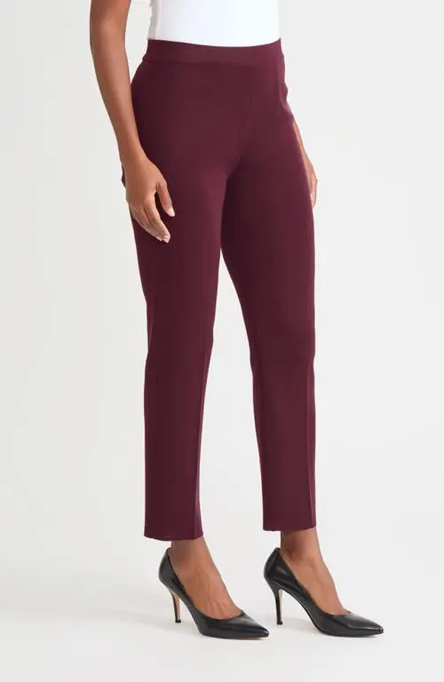 Misook Nancy Slim Leg Knit Pants