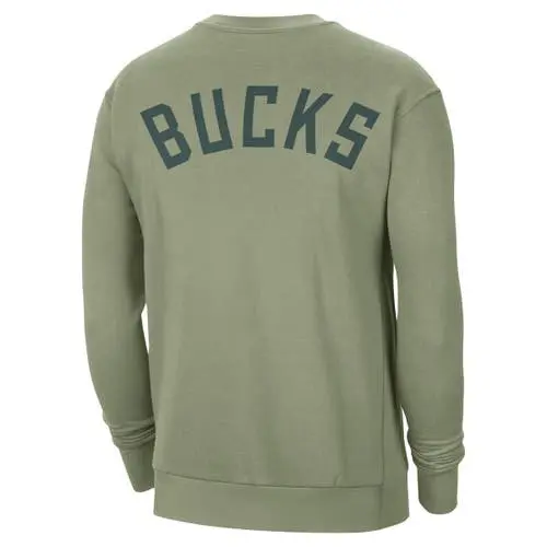 JORDAN BRAND Milwaukee Bucks Statement Edition Heavyweight Pullover Sweatshirt