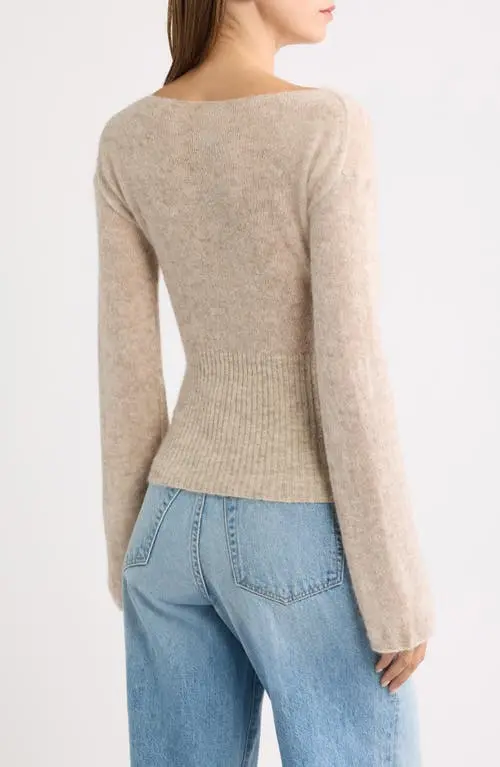REFORMATION Soren Sheer Alpaca Blend Sweater