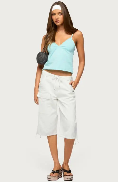 EDIKTED Glendon Stretch Cotton Camisole