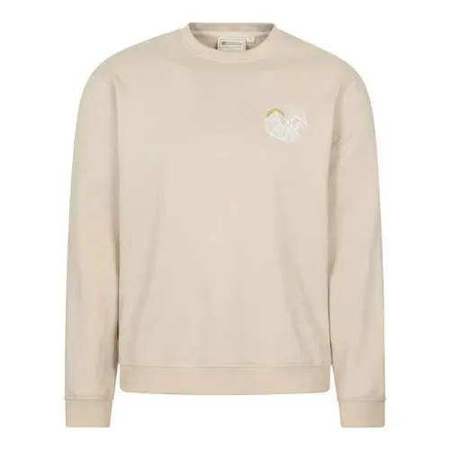 Mountain Warehouse Mountain Crew Neck Sweatshirt - Light Beige