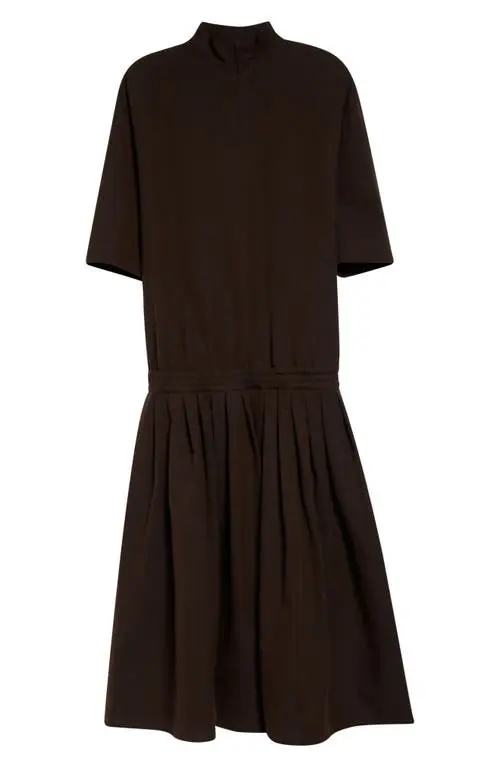 MAISON MARGIELA Wool Blend Shirtdress - Brown