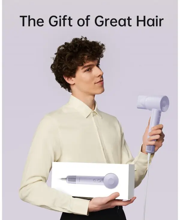 LAIFEN Swift Se Lite Hair Dryer With 1 Nozzle - Lavendar