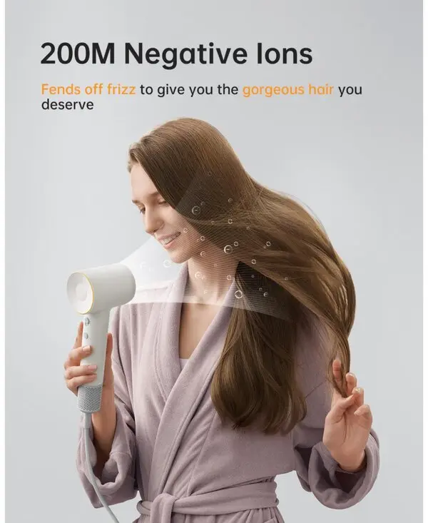 LAIFEN Se2 Swift Hair Dryer With 3 Nozzles - White