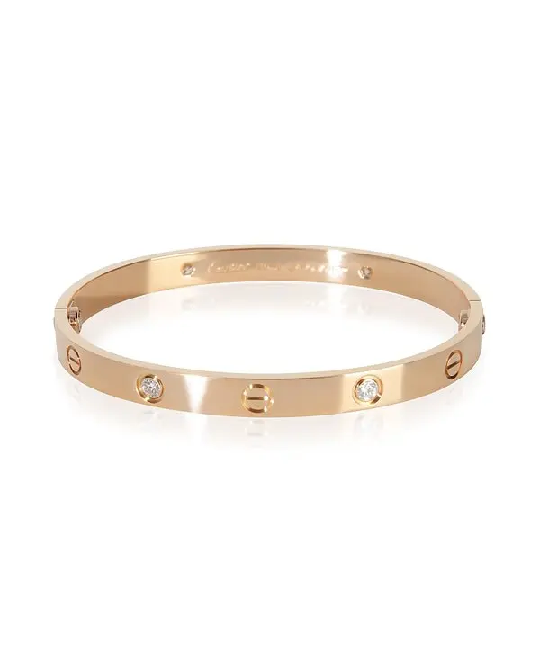 CARTIER Love 18k Rose Gold Bracelet - Pink