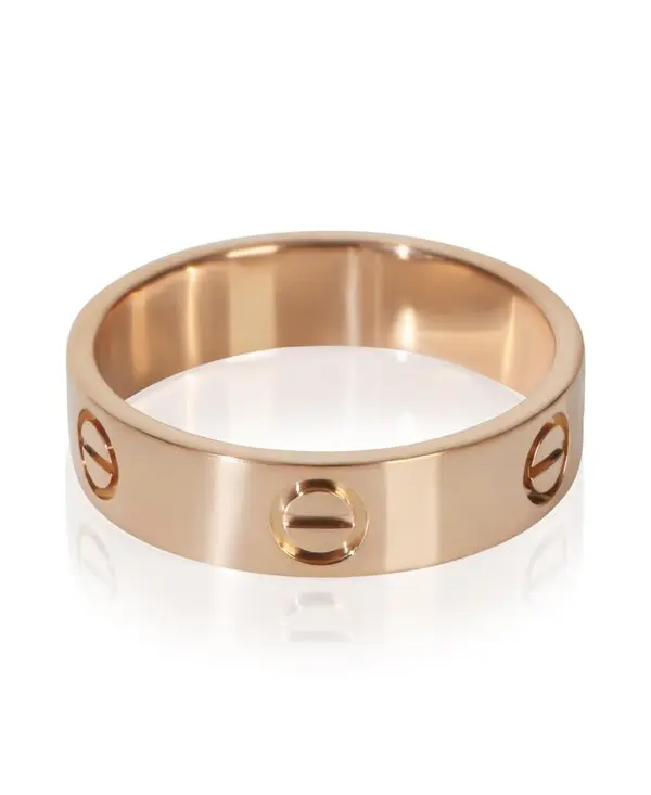 CARTIER Love 18k Rose Gold Ring