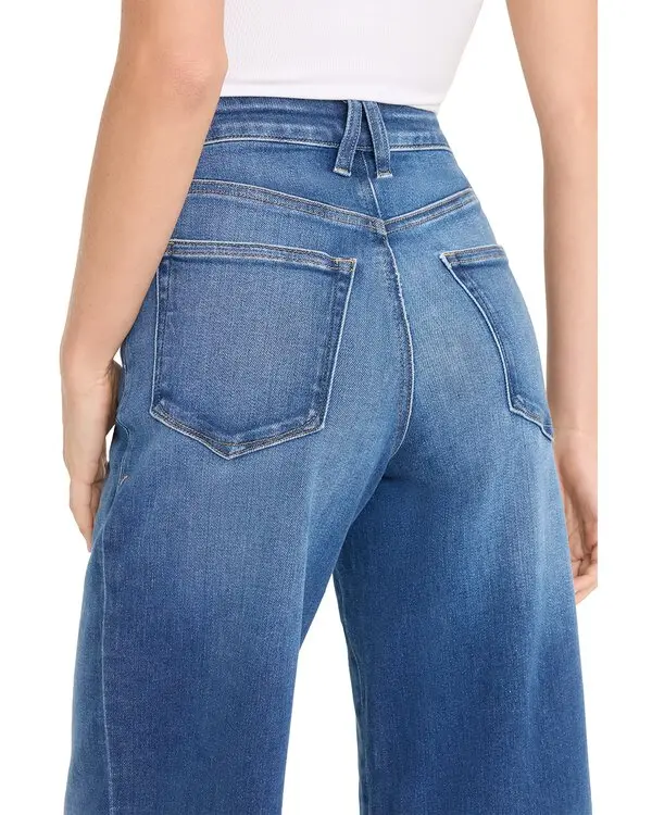 Good American Soft Tech Palazzo Jeans - Indigo