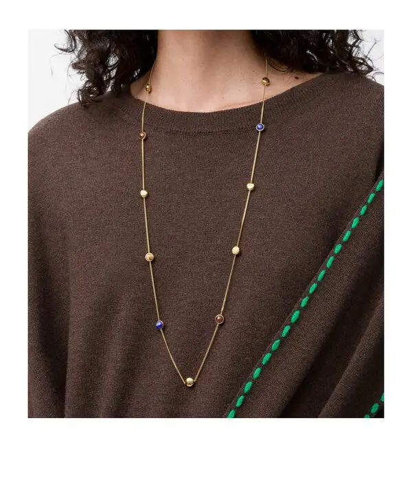 Loewe Anagram Pebble Necklace