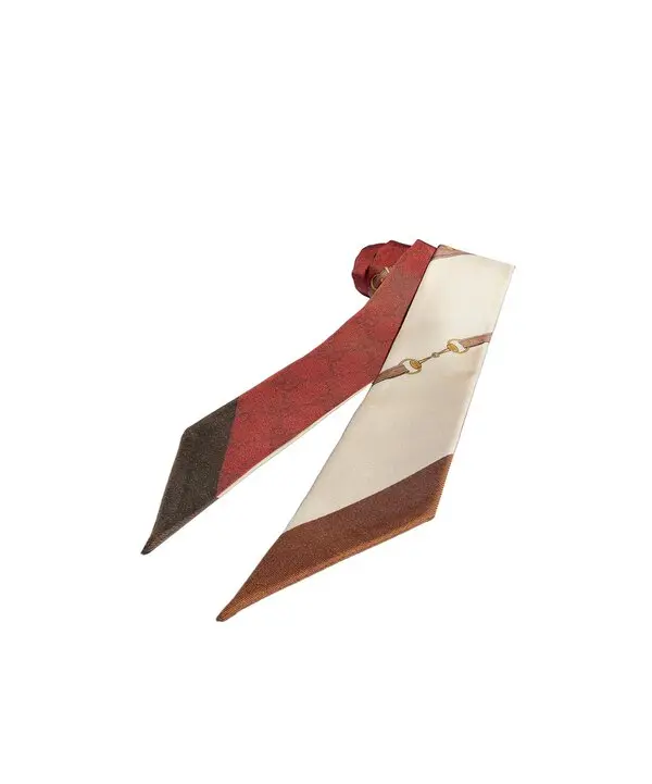 Gucci Printed Silk Twill Ribbon - Multi-color