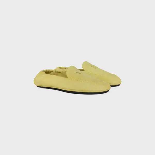 Celine Adam Loafer In Suede Calfskin