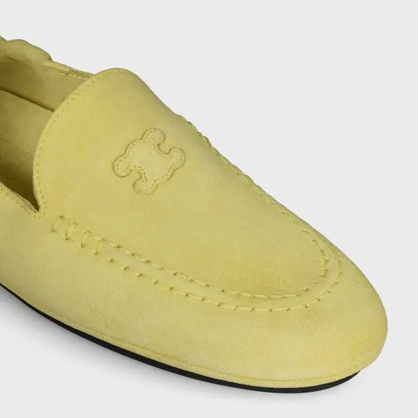Celine Adam Loafer In Suede Calfskin