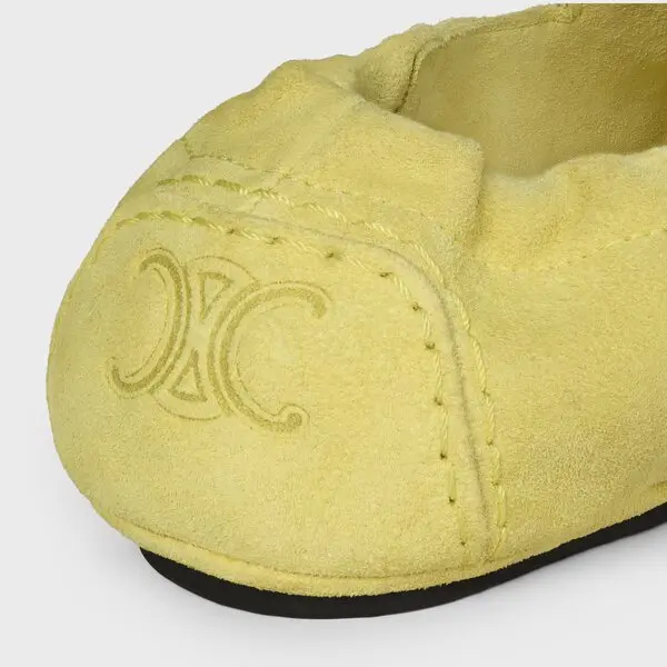 Celine Adam Loafer In Suede Calfskin