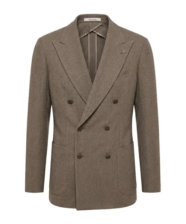 Tagliatore Double-breasted Blazer - Brown