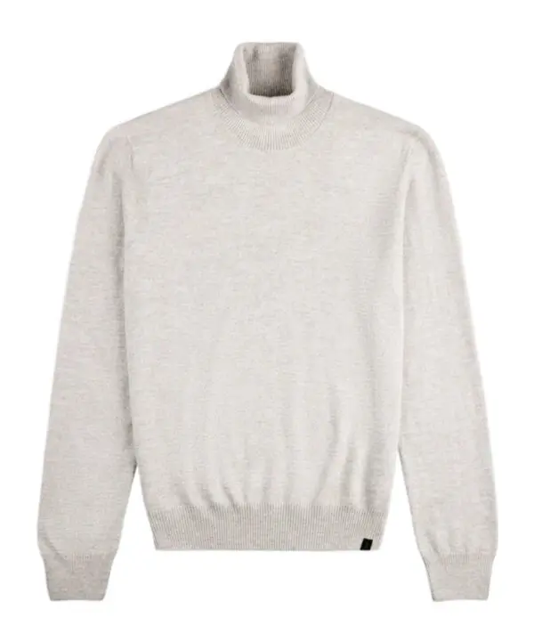 FAY Turtleneck In Merinos Wool - Light Brown