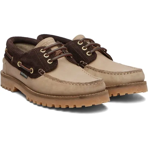 Barbour Re-engineered Deck Leather Boat Shoes