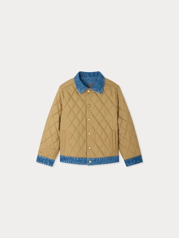 Bonpoint Marvin Reversible Organic Cotton Jacket With Embroidery