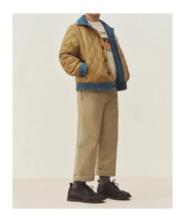 Bonpoint Marvin Reversible Organic Cotton Jacket With Embroidery