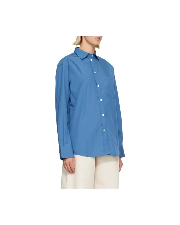 RÓHE Long-sleeved Shirt With Classic Collar And Pocket