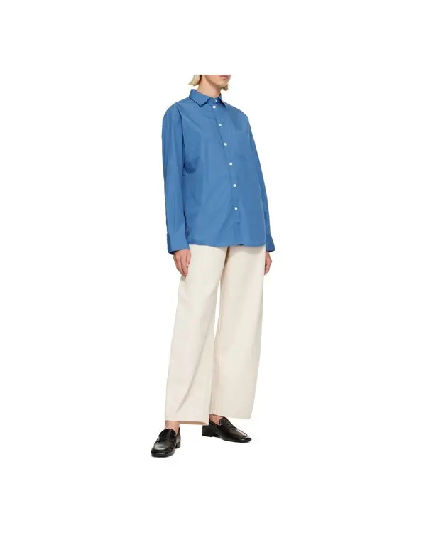 RÓHE Long-sleeved Shirt With Classic Collar And Pocket