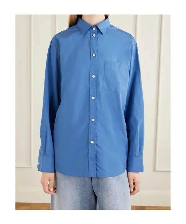 RÓHE Long-sleeved Shirt With Classic Collar And Pocket