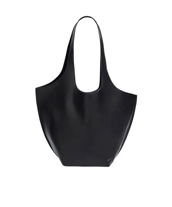 Attico Top-handle Shoulder Bag - Black