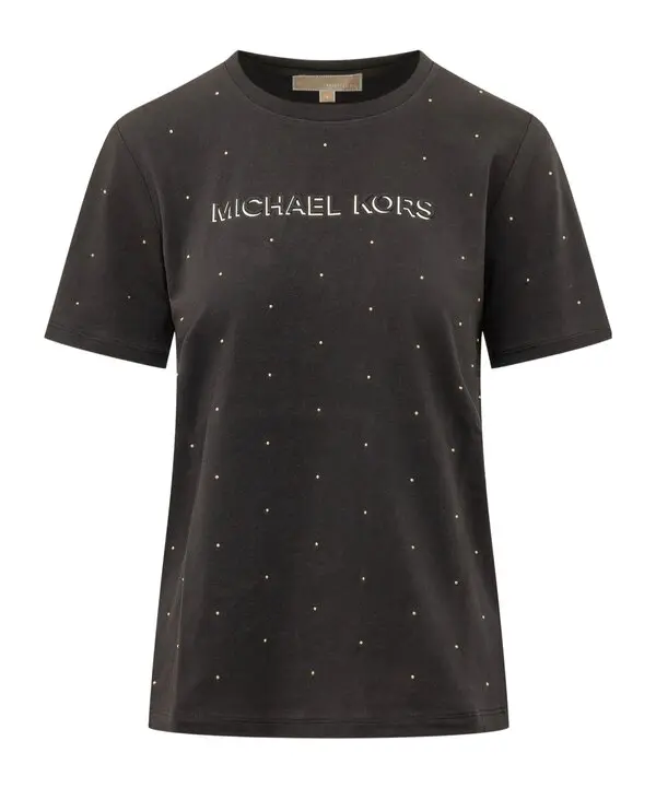 Michael Kors Short-sleeved Crew-neck T-shirt - Black