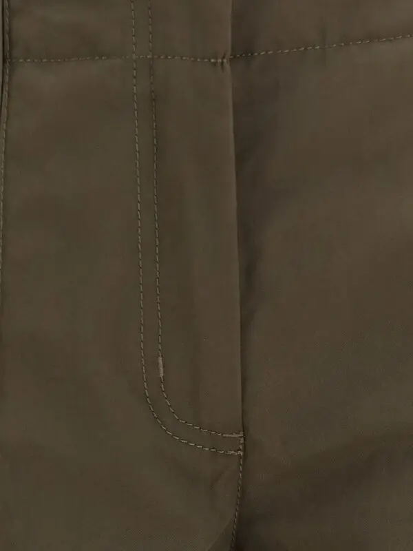 Burberry Gabardine Cargo Pants With Equestrian Knight Design Rivet