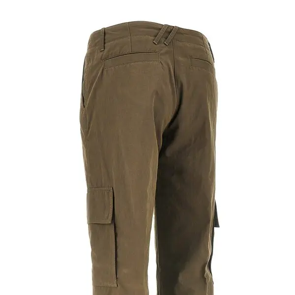 Burberry Gabardine Cargo Pants With Equestrian Knight Design Rivet
