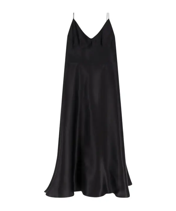 Alberta Ferretti Silk Dress - Black
