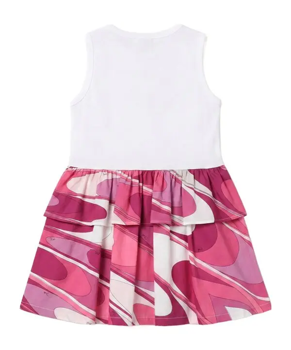 Emilio Pucci Sleeveless Tiered Skirt Dress