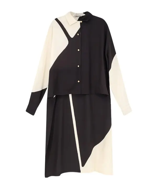 Alberta Ferretti Long-sleeved Shirt - Black
