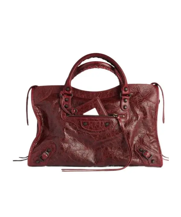 Balenciaga Le City Bag Medium - Berry Red
