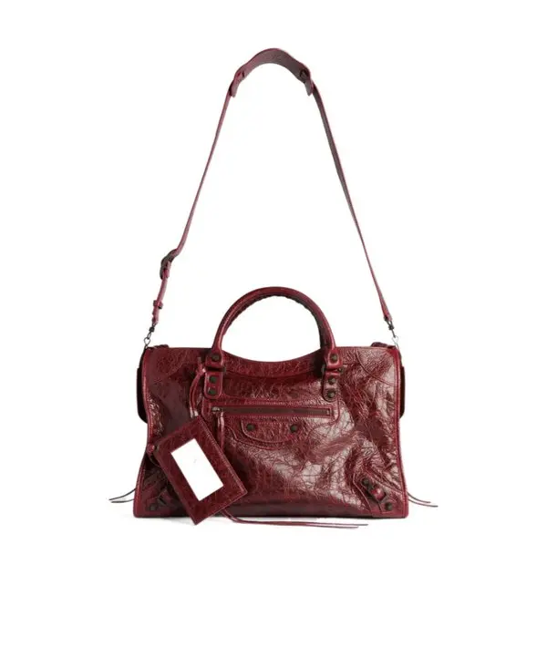 Balenciaga Le City Bag Medium - Berry Red