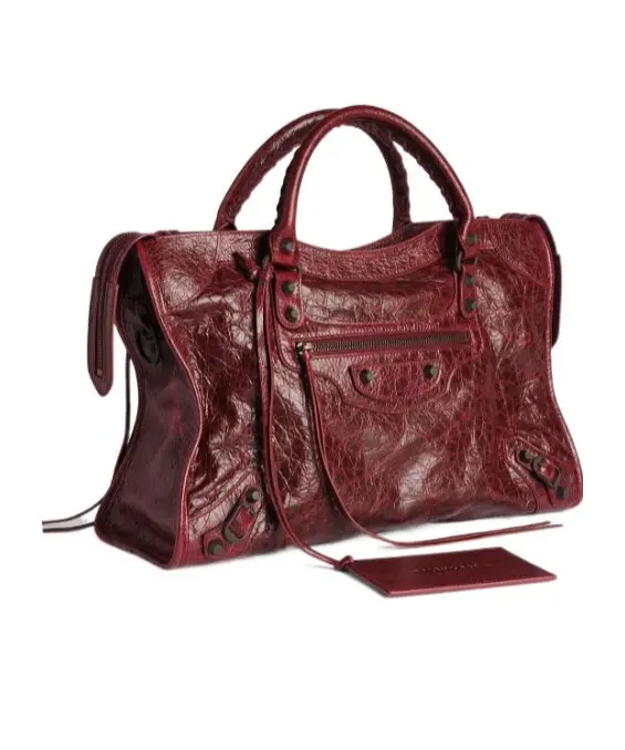 Balenciaga Le City Bag Medium - Berry Red