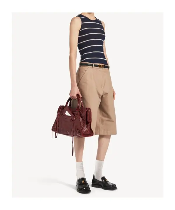 Balenciaga Le City Bag Medium - Berry Red