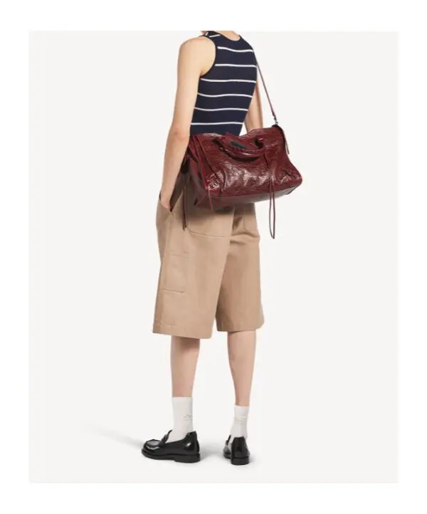 Balenciaga Le City Bag Medium - Berry Red