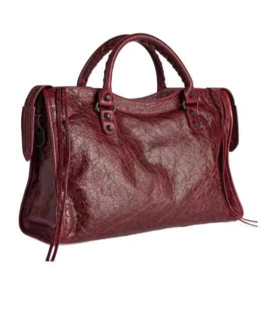 Balenciaga Le City Bag Medium - Berry Red