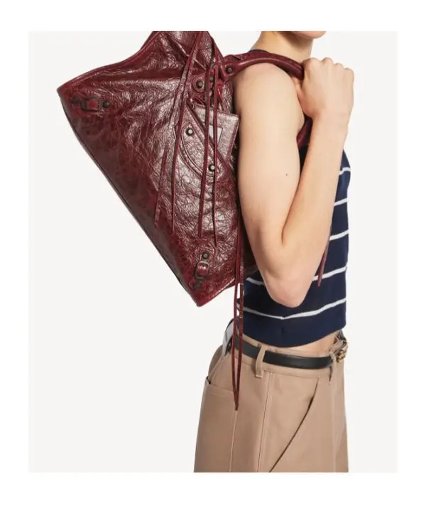 Balenciaga Le City Bag Medium - Berry Red